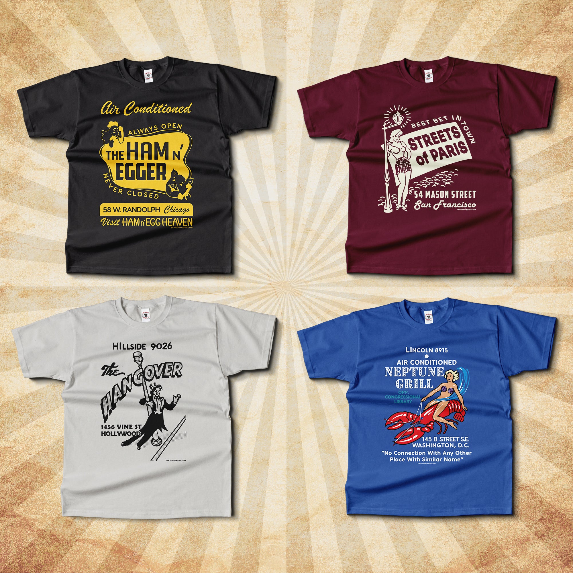 Matchbook Apparel: Tees & More for Lovers of Vintage Cool